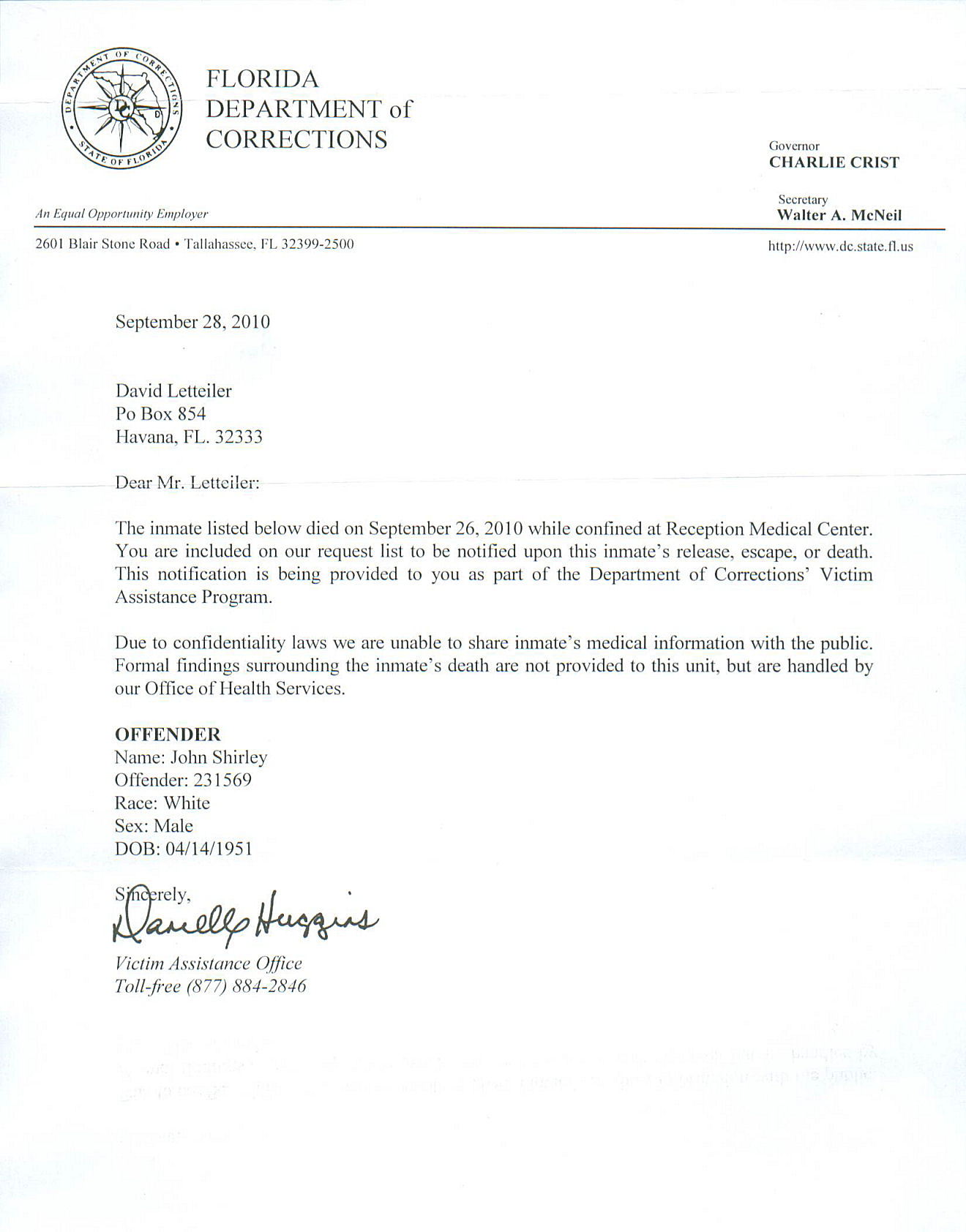 Letter Of Testimony Death Free Printable Documents